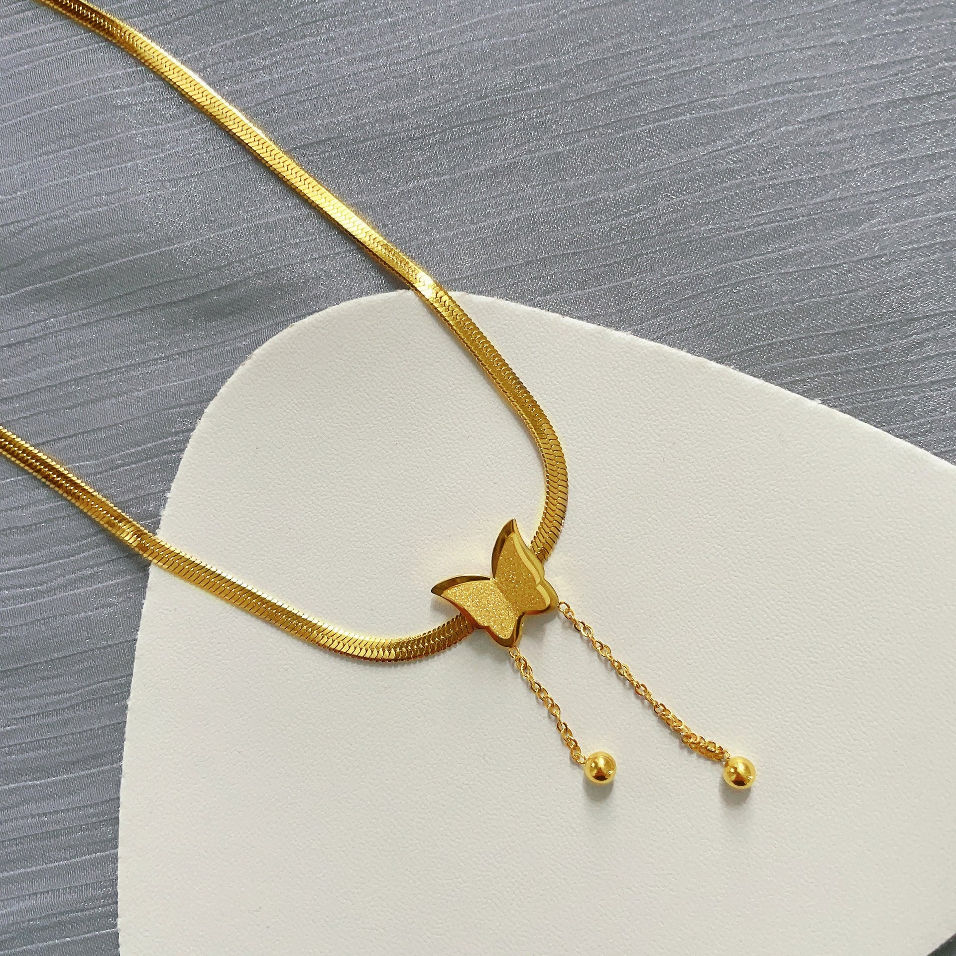 Snake Butterfly Necklace – ENVY